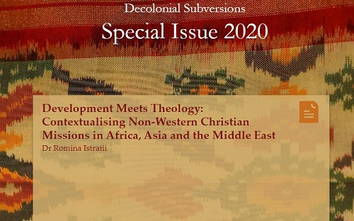 Special Issue of Decolonial Subversion on Orthodox Christian Missions ...